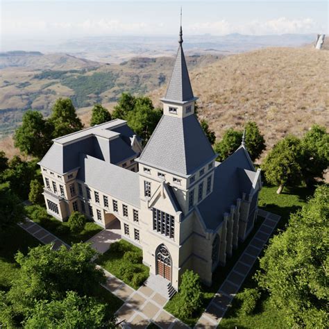 Classic Estate With Interior For Blender Eevee And Cycles Request