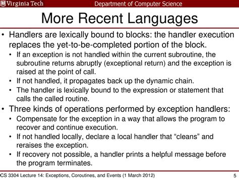 Cs 3304 Comparative Languages Ppt Download