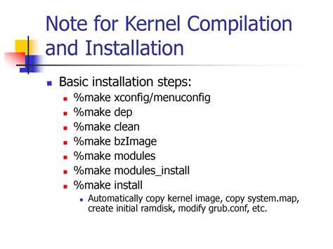 Build A New Kernel And Add New System Calls In A Linux OS Ppt Download