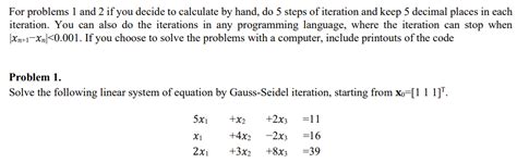 Solved For Problems 1 And 2 If You Decide To Calculate By Chegg Com