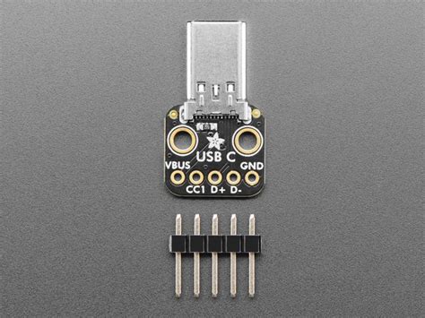 Adafruit USB Type C Plug Breakout ID Adafruit Industries Unique Fun DIY Electronics