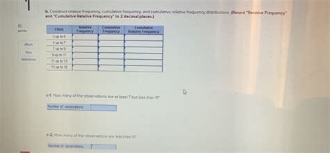 solved 1 consider the following data set 10 points 11 6