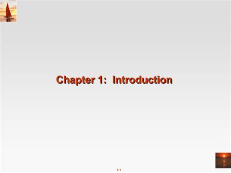 Chapter 1 Introduction