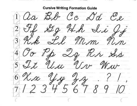 Alphabet In Cursive Images