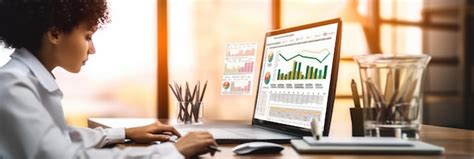 Premium AI Image Female Doctor Working With Computer At Hospital Medical Coding Bill