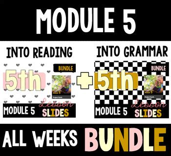 HMH Into Reading Grammar Reading Bundle For Module 5 ALL WEEKS