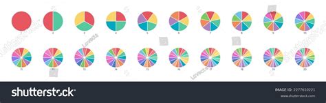 Pie Chart Color Icons Segment Slice Stock Vector Royalty Free 2277610221 Shutterstock