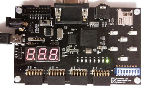 VHDL Coding MIMAS V Spartan FPGA Board Delay Module