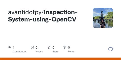 Github Avantidotpyinspection System Using Opencv
