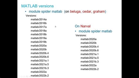 Running Matlab On Alliances Clusters Youtube