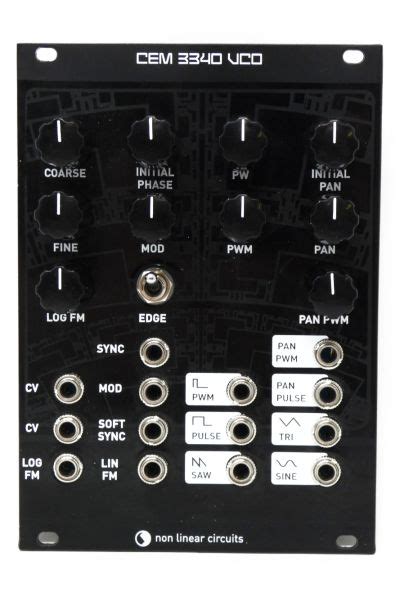 Cem3340 Vco 3340 Voltage Controlled Oscillator Nonlinear Circuits