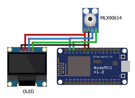 MLX90614 With ESP8266 Nodemcu Blynk IoT Temperature Sensor