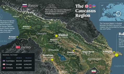 Map Explainer The Caucasus Region