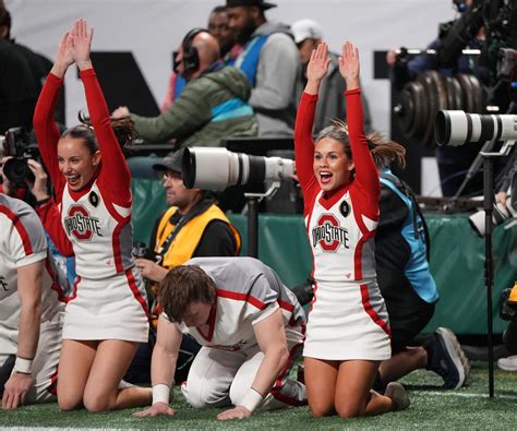 Phenomenal Photos Of Buckeyes And Wolverines Cheerleaders