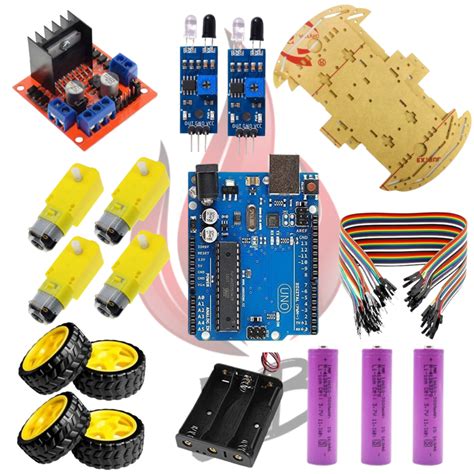 diy line follower robot car kit make your own robot electrical bro