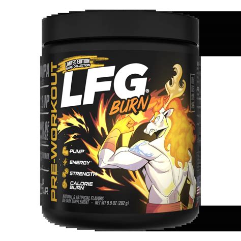 Lfg Burn Best Thermogenic Pre Workout For Weight Loss Bucked Up