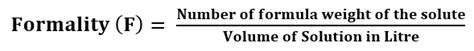 Colligative Properties Formulae
