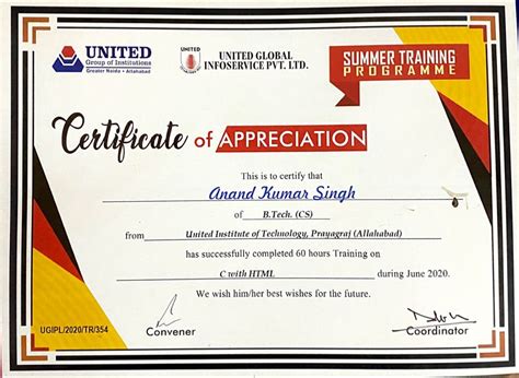 anand singh on linkedin successfully completed c html