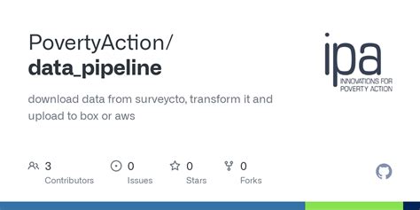 GitHub PovertyAction Data Pipeline Download Data From Surveycto Transform It And Upload To