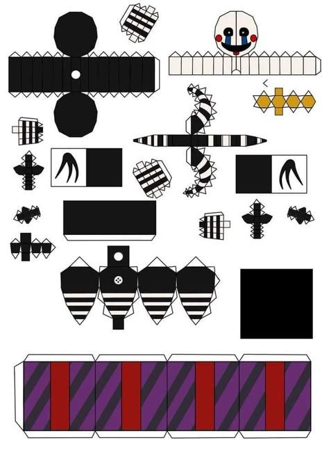 Fnaf Papercraft Templates