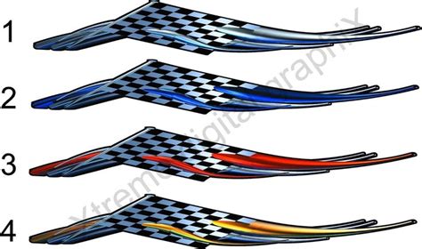 Checkered Flag Decals For Car And Truck Racing Checkered Flag Decal