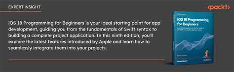 Ios 18 Programming For Beginners Learn Ios Development With Swift 6