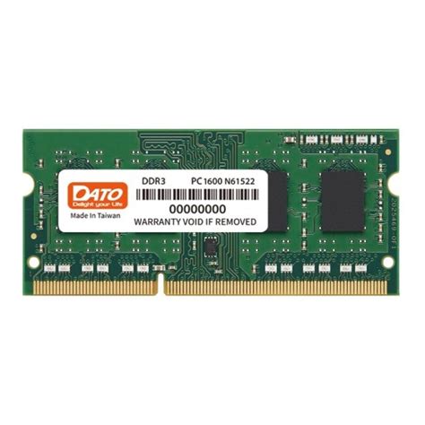 Dato 4gb 1600mhz Ddr3 So Dimm Memory Module Ddr3 4gb L1600 Firstshop