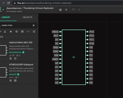 Pin Layout Of Arduino Metro Mini Not Displaying Correctly In Schematic View Voters Flux