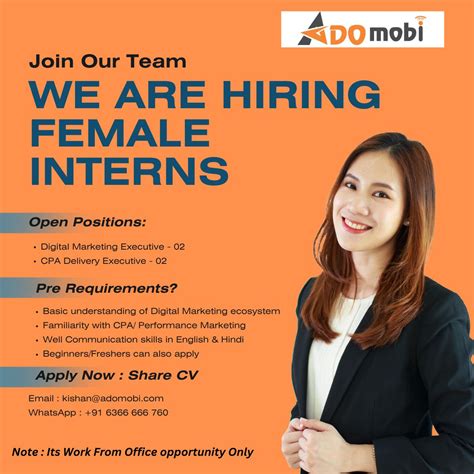 Hiring Interns Lookingforinterns Digitalmarketing Digitalmarketinginternship Cpamarketing