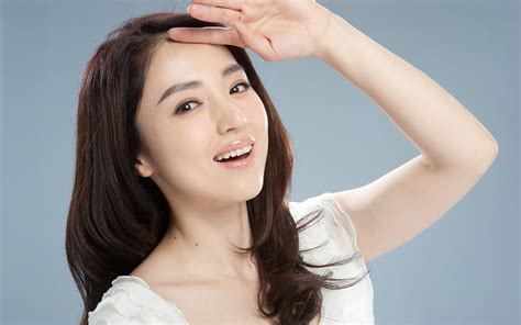 배경 화면 얼굴 초상화 긴 머리 아시아 사람 사진술 흑발 피부 수퍼 모델 소녀 아름다움 미소 눈 여자 신부 말뿐인 헤어 스타일 인물 사진