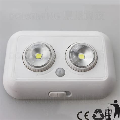 LED Infrared Pir Body Motion Sensor Night Light For Bedroom Cabinet Nightlights Battery Powered
