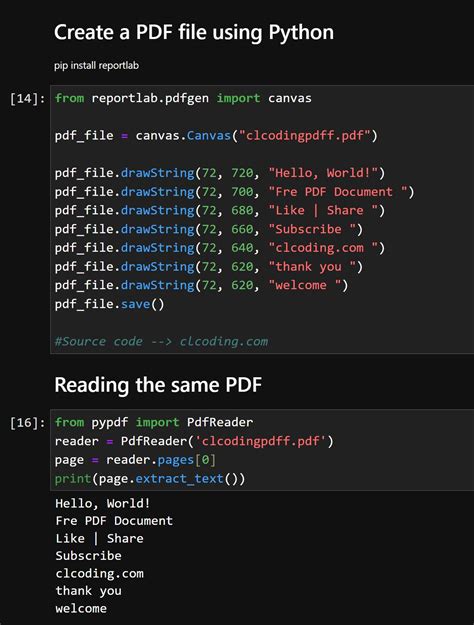 Python Creating And Reading A Pdf File Using Python Facebook