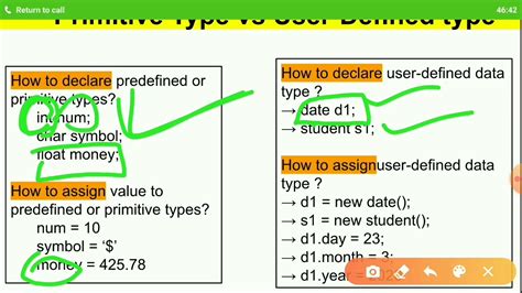 Class 9th Icse Class As A User Defined Data Type Message Passing In