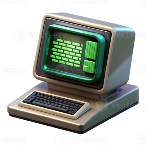 Dramatic Rustic A Vintage Computer Terminal Displaying Complex Code Green Text On Black Screen