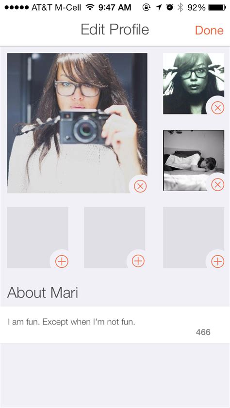 User Profiles Screenshots Mobile Patterns