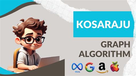 Kosarajus Algorithm Strongly Connected Components C Youtube