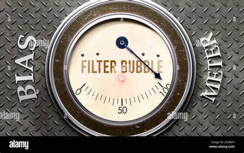 Filter Bubble And Bias That Is Hitting A Full Scale Showing A Very High Level Of Filter Bubble