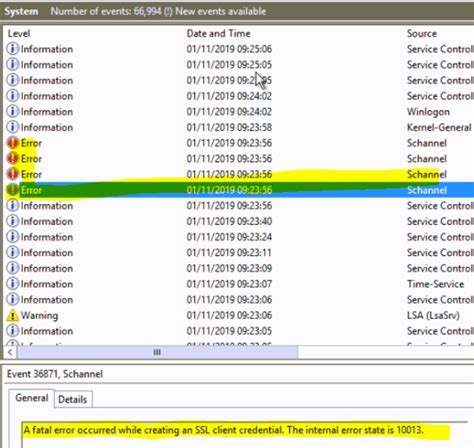 Dynamics Gp Error Msg “a Fatal Error Occurred While Creating An Ssl