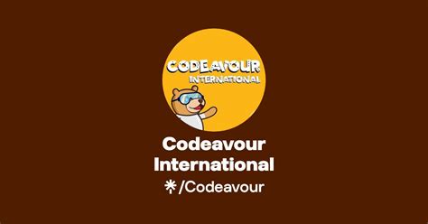 Codeavour International Facebook Linktree
