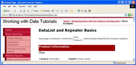 Displaying Data With The DataList And Repeater Controls C Microsoft Learn