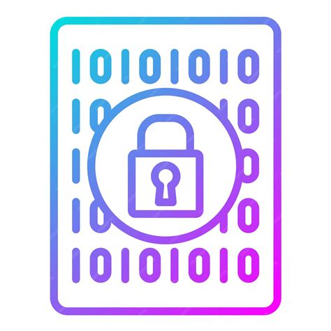 Premium Vector Data Encryption Vector Illustration Style