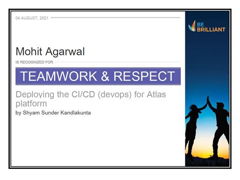 Mohit Agarwal On Linkedin Awards Recognition Teamwork