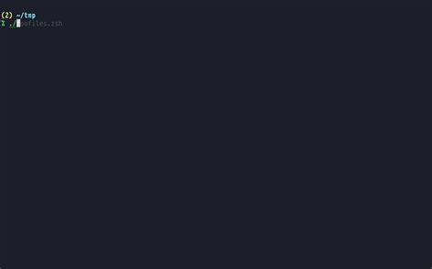 shell zsh make single file selection smart stylish and