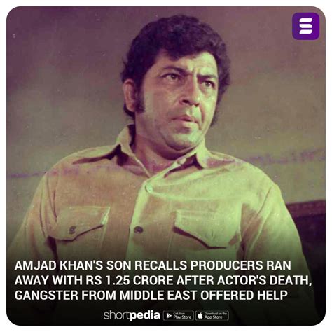 Shortpedia Late Actor Amjad Khans Son Shadaab Khan
