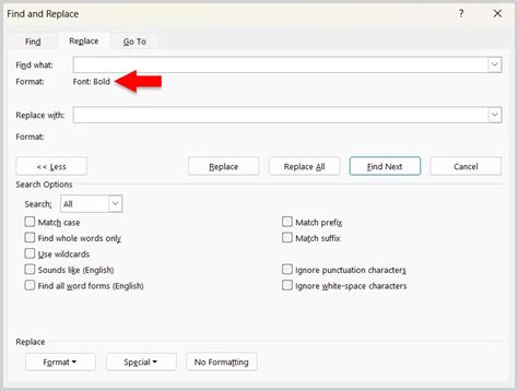 How To Find And Replace Font Formatting In Microsoft Word