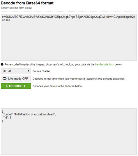 C Object To Base 64 Json File Stack Overflow