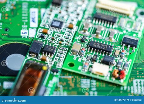 Computer Circuit Cpu Main Board Electronics Device Concept Of