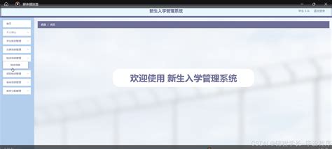 2025年毕设ssm新生入学管理系统论文源码 Csdn博客