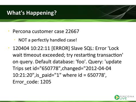 Troubleshooting Mysql Tutorial Pdf Databases Computer Software And Applications