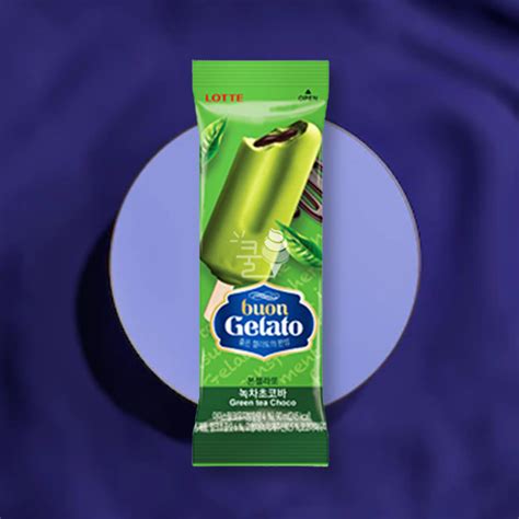 롯데제과 본젤라또 녹차초코 바 24개 유청 고형차 녹차맛 아이스크림 원산지국산 위시버킷